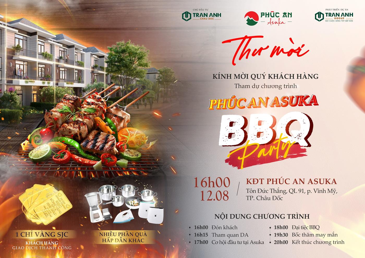 Phúc An Asuka Châu Đốc tổ chức sự kiện tăng sự trải nghiệm cho Khách hàng